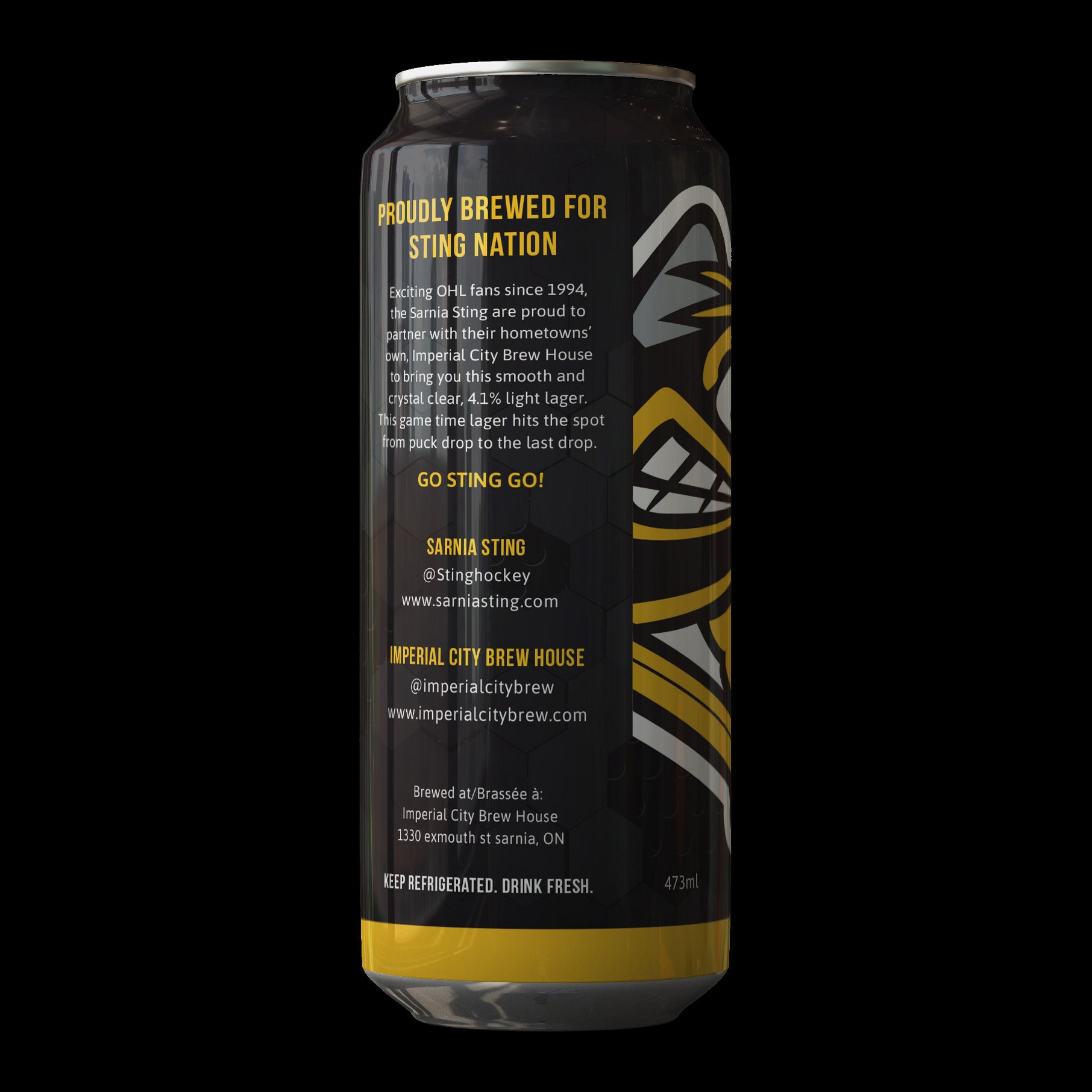 Sting Light Lager – Imperial City Brew House